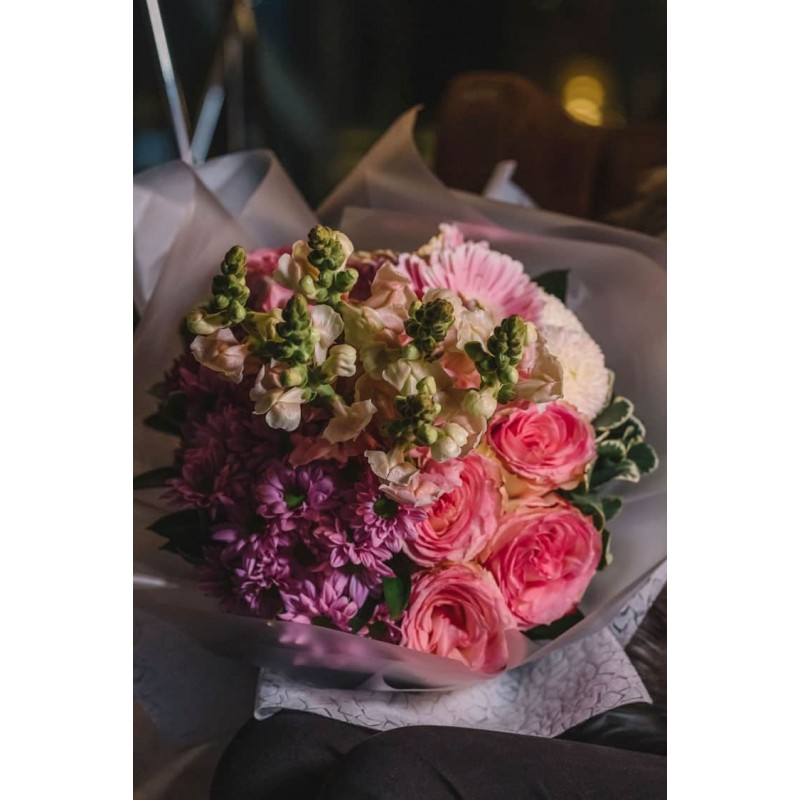 Ramo de flores com rosas e margaridas - Wild Flowers Bouquet